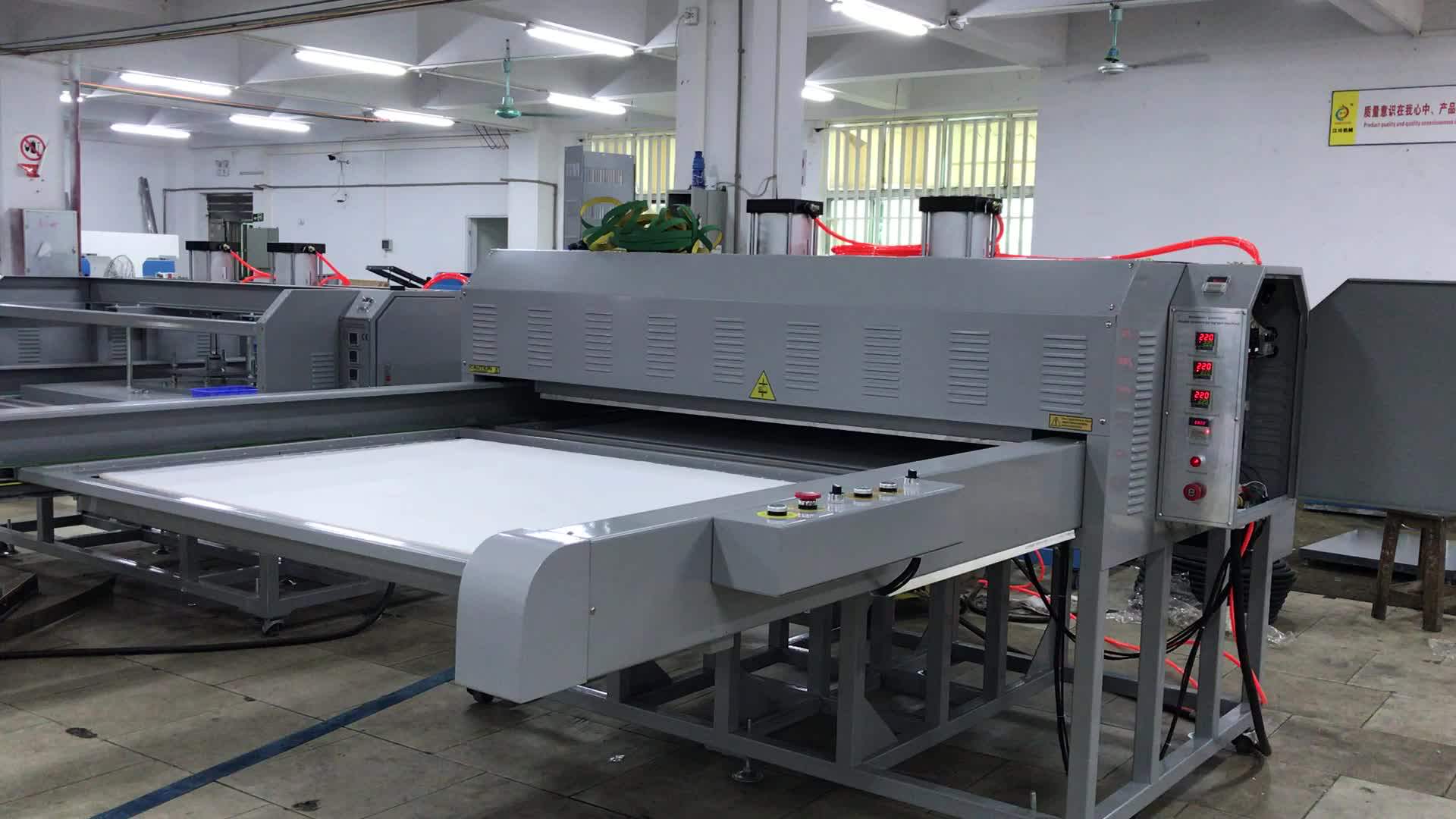 Jiangchuan New Design Large Format Sublimation Plane Heat Press Machine ...