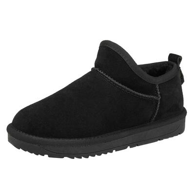 低帮加绒加厚保暖情侣雪地棉鞋