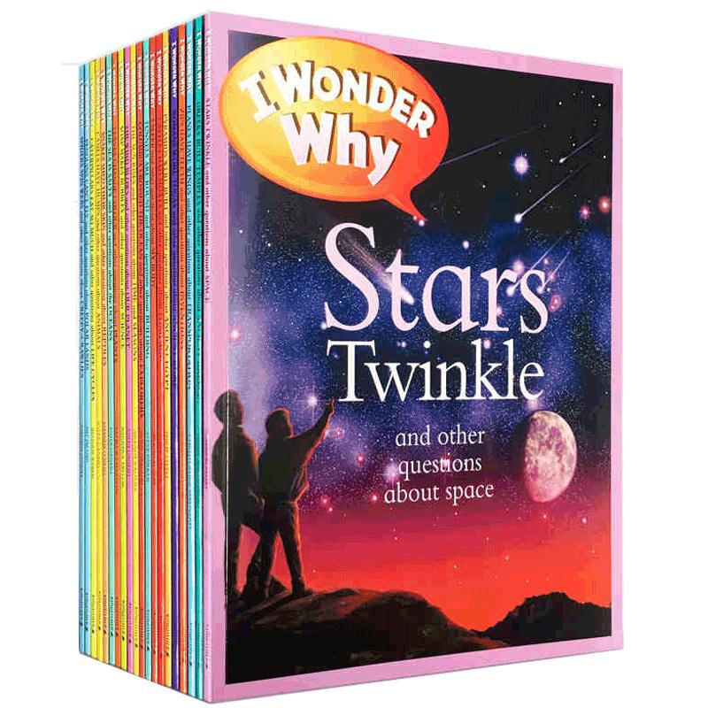 新版20册十万个为什么英文原版绘本 I Wonder Why少儿智力开发畅销百科科普读物英语课外训练阅读图画书扫码听音频 6-12_虎窝淘