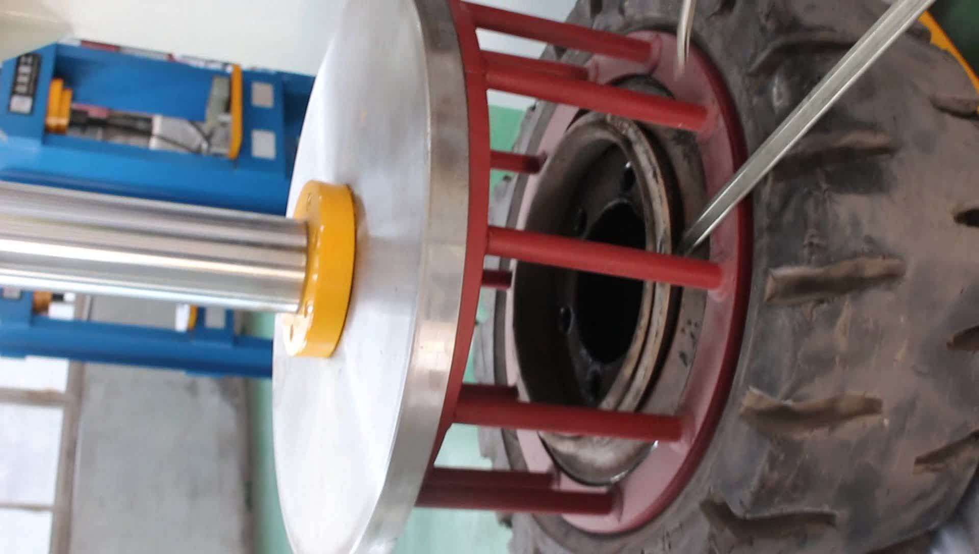 Tp 100ton 120ton Hydraulic Forklift Solid Tire Press Machine - Buy ...