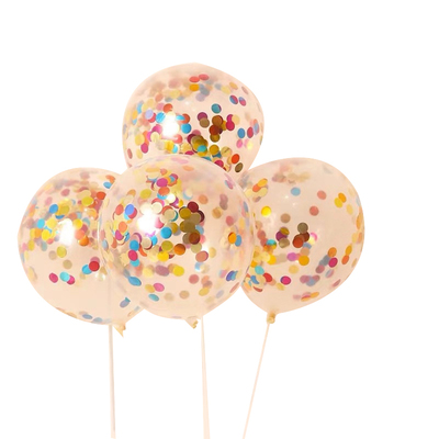 亮片金属气球百日宴满月布置装饰