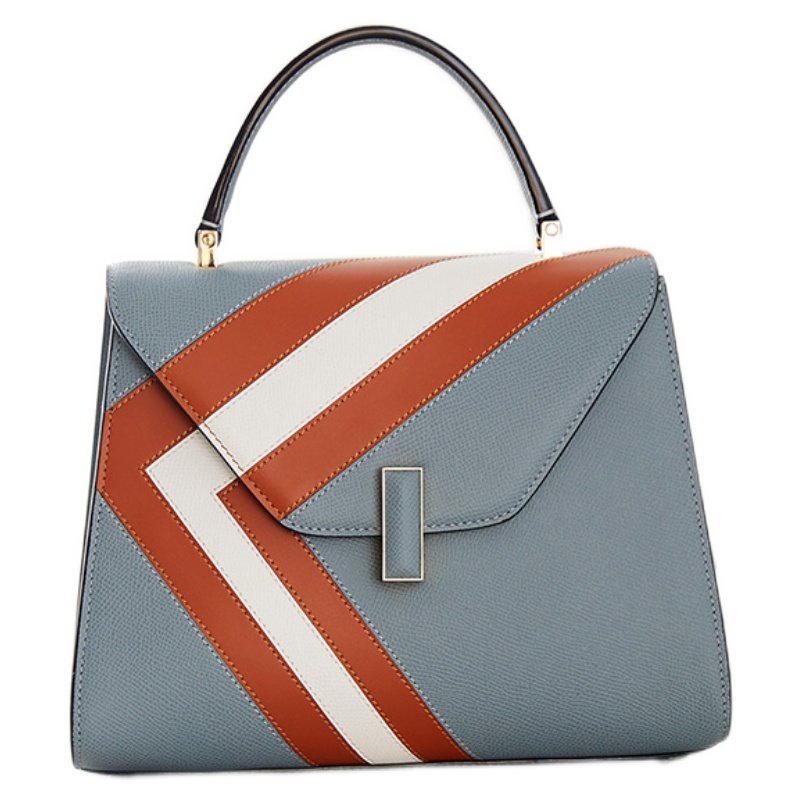 BOLIZ真皮通勤包灿烂的转身明星同款斜挎手提包凯莉包iside上班包_虎窝淘