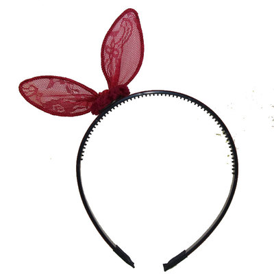 简约风兔耳朵带齿女童发箍