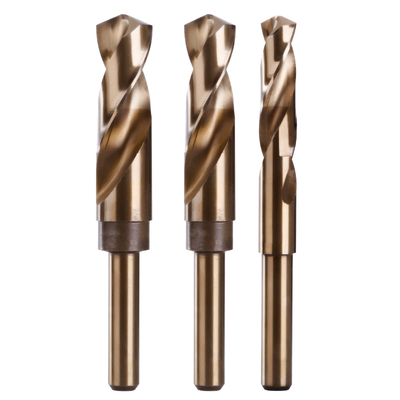 UMLO小柄麻花钻不锈钢含钴钻头钢件打孔12 13 14直柄圆柄直钻钻孔