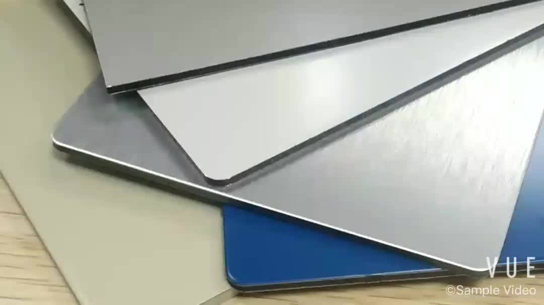 Smothly Silver Metallic Coating Aludream 1220x2440mm Aluminum Composite ...