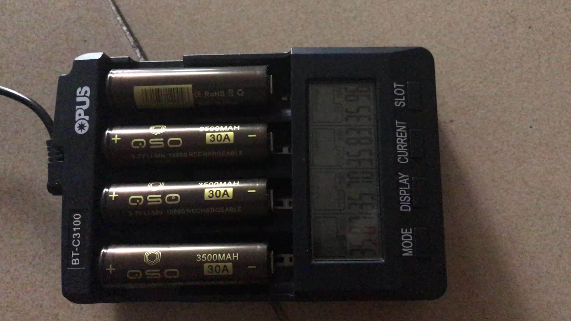 18650 Vape Battery Rechargeable Electronic Cigarette Qso 18650 3500mah ...