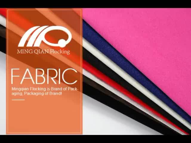 Jewelry Box Lining Velvet Flocking Fabric With Spunlace Back - Buy ...