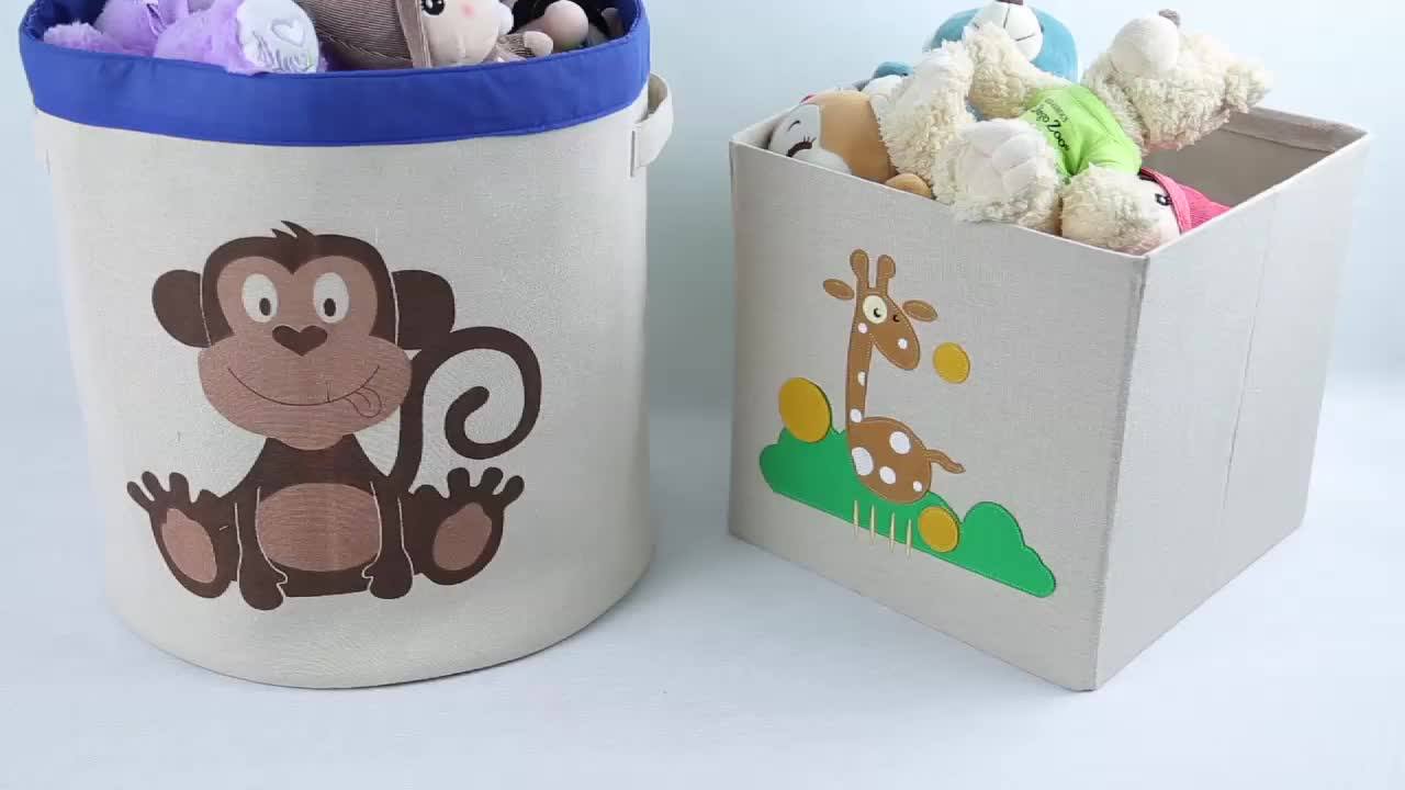 High Quality Child Cartoon Foldable Storage Box For Toy Storage - Buy ...
