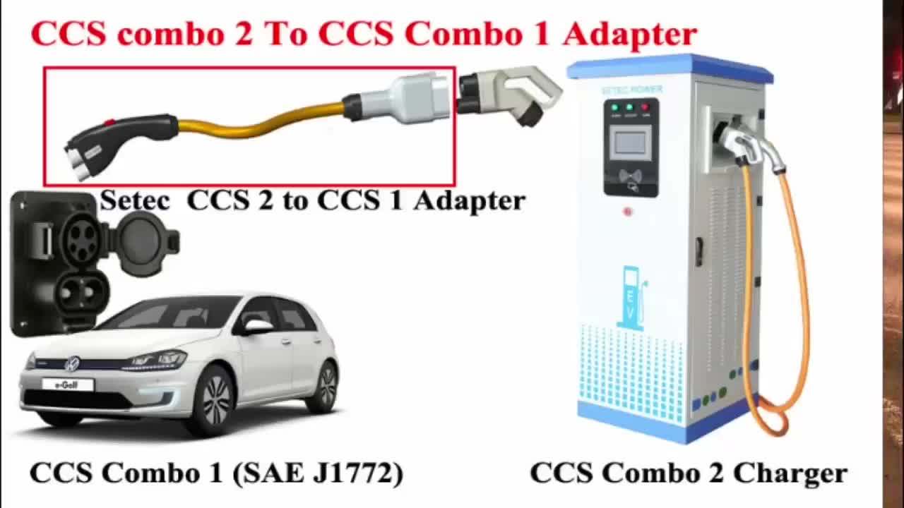 Setec 50kw Ev Rapid Charger With Chademo And Ccs Combo-2 Connector ...