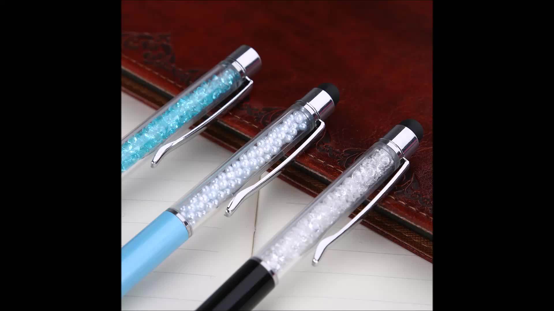 Rainbow Cute Colorful Unique Crystal Stylus Pen - Buy Crystal Stylus ...