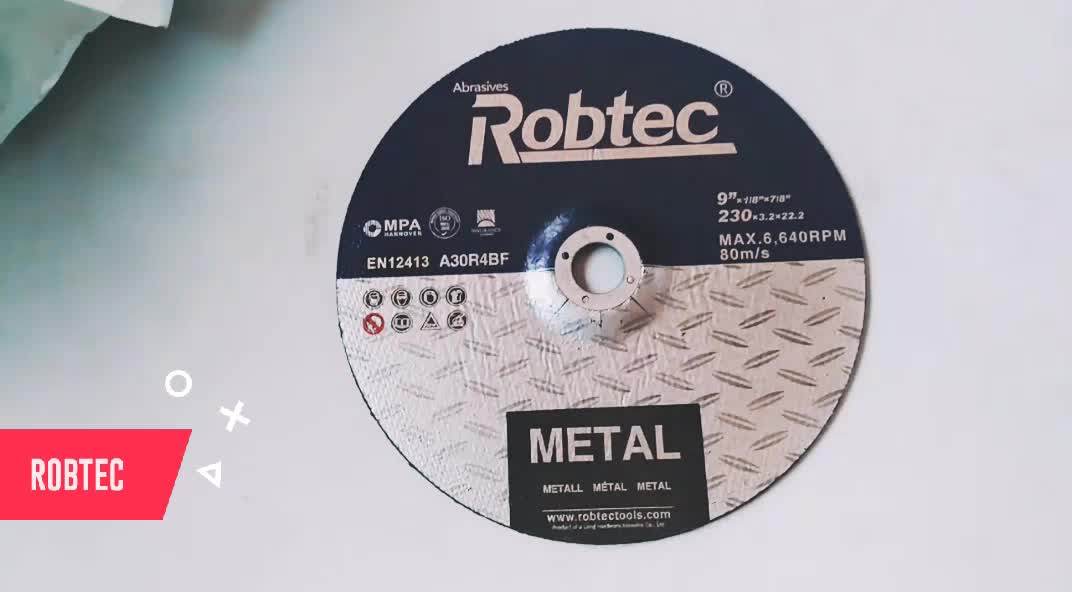 Robtec 9" Inch 250*3.0*22.2mm High Speed Cutting Disc For Metal - Buy ...