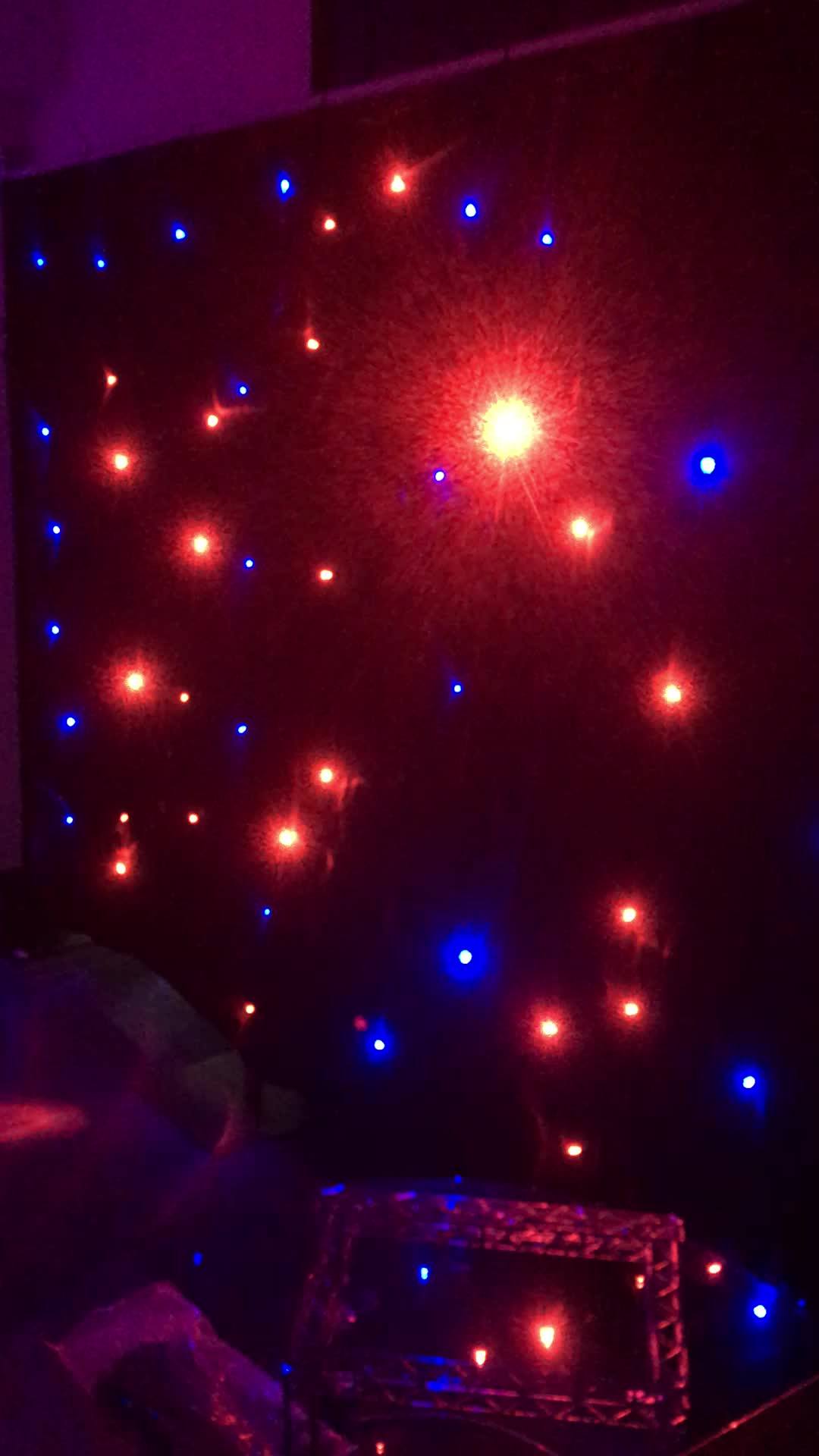 Dj Stage Led Star Curtain Backdrop For Decoration - Buy Dj Stage ...