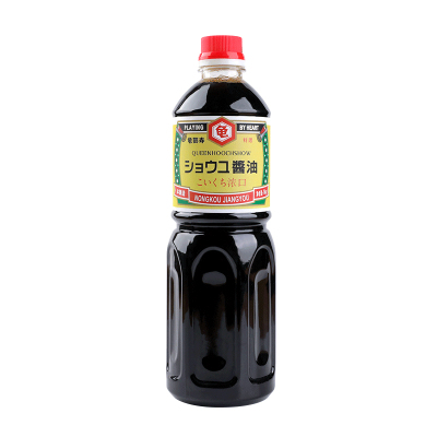 龟鹤寿日式三文鱼刺身浓口酱油