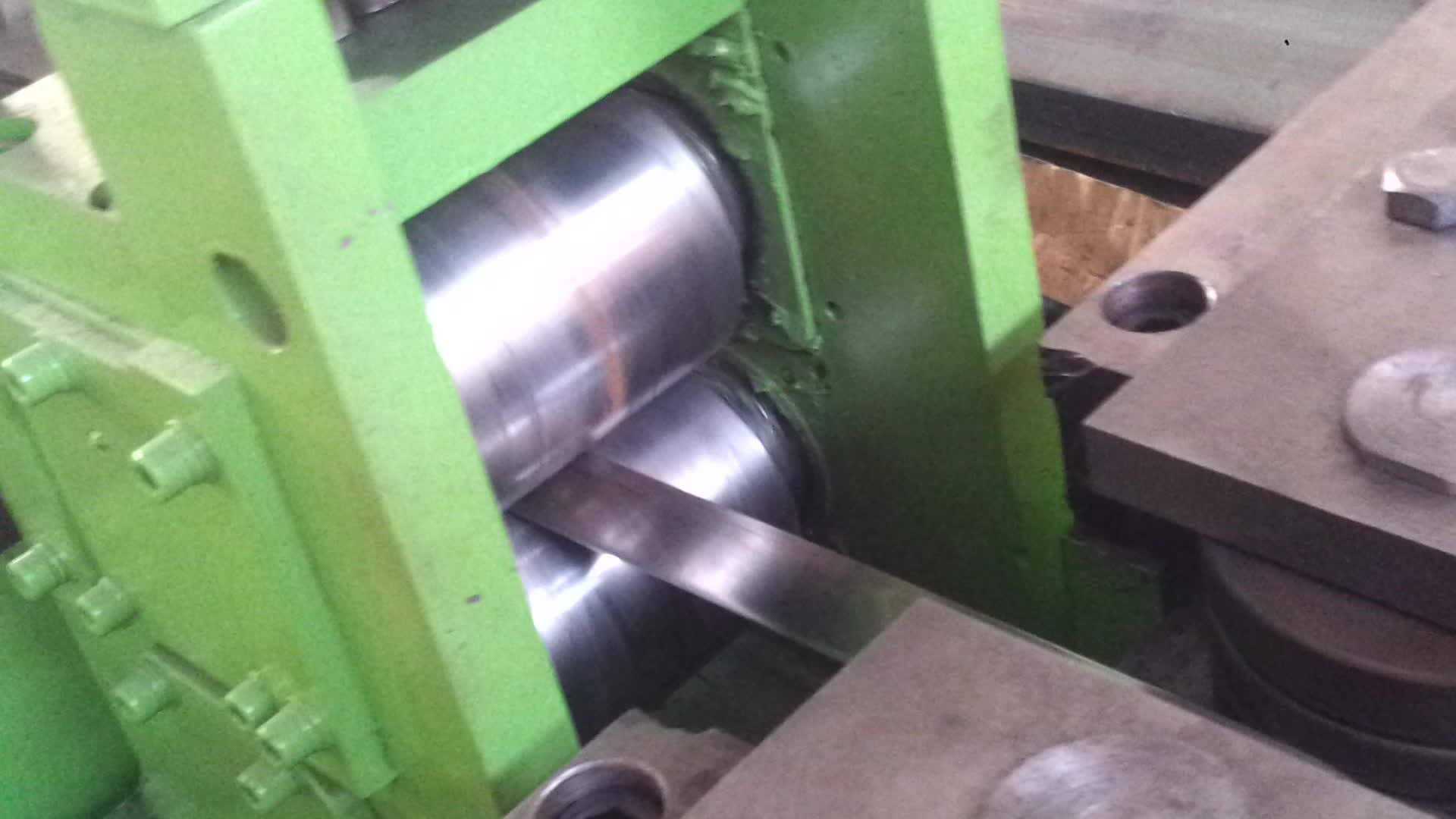 Stainless Steel Flat Bar Edge Chamfering And Deburing Recoiler Machine ...