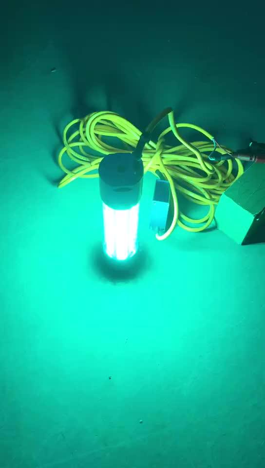 90w Led Underwater Squid Night Lure Submersible Green Fishing Led Light ...