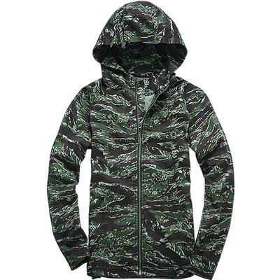 麻吉迷彩外套潮流春季长袖连帽