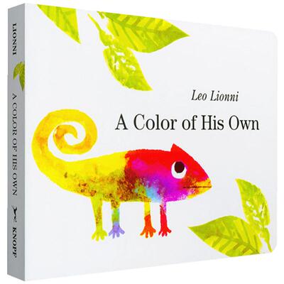 预售 吴敏兰书单A Color of His Own自己的颜色Let's Play英文原版纸板书 情商培养幼儿启蒙认知 凯迪克奖得主李欧李奥尼Leo Lionn