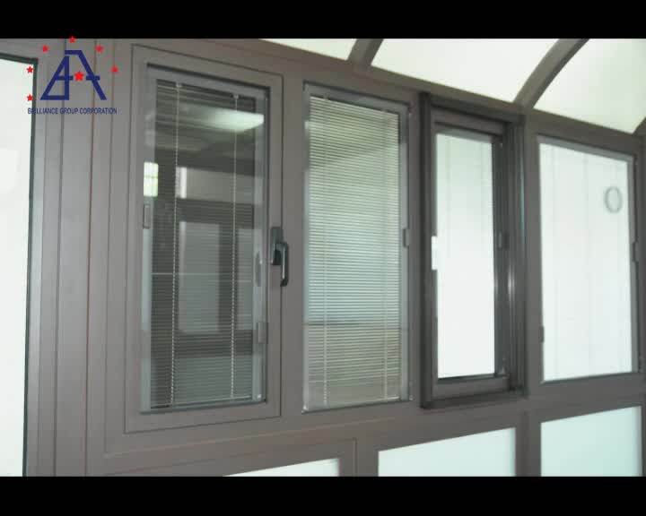 Commercial House Fixed Aluminum Louver Window With 10 Years Warranty ...