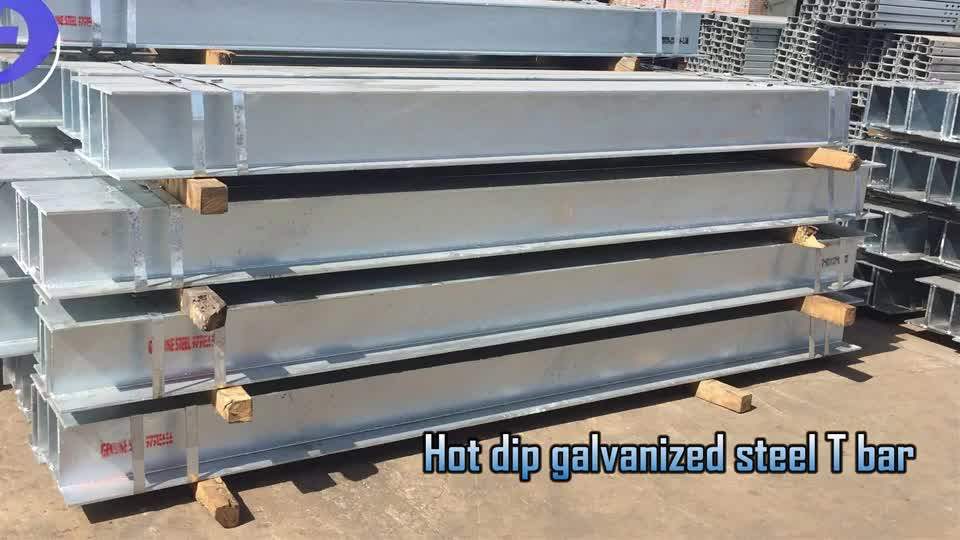 G300 Carbon Welding Galvanized T Shaped Steel Beam - Buy G300 T Steel ...