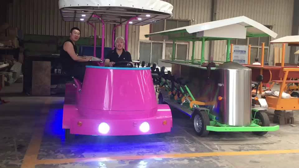 Business Sale Fun Cart Pedibus Beer Bike Local City Park Pedal Bus ...