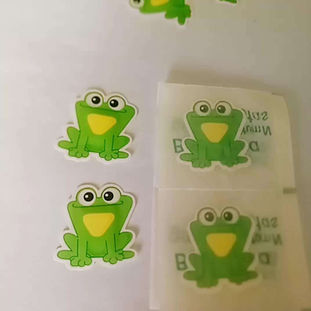 Adhesive Frog Shape Elastic Plaster Bandage Printed - Buy Bandage ...