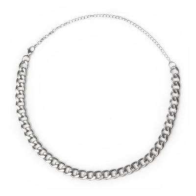 maskedfoxes通体钢制男颈链项链