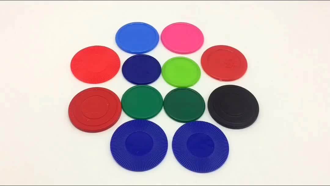 High Quality Environmental Custom Plastic Token Blank Coin With Printed ...