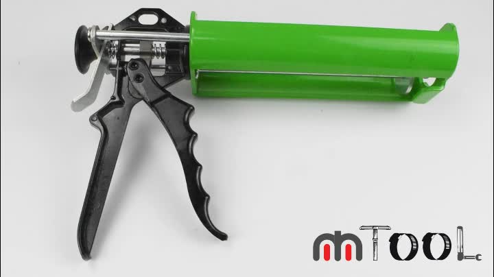 400ml Heavy Duty Double Cartridge Steel Caulking Gun Dual Component Applicator Panel Bond Gun ...