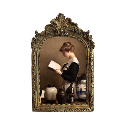 小众艺术家两用人物摆台装饰画