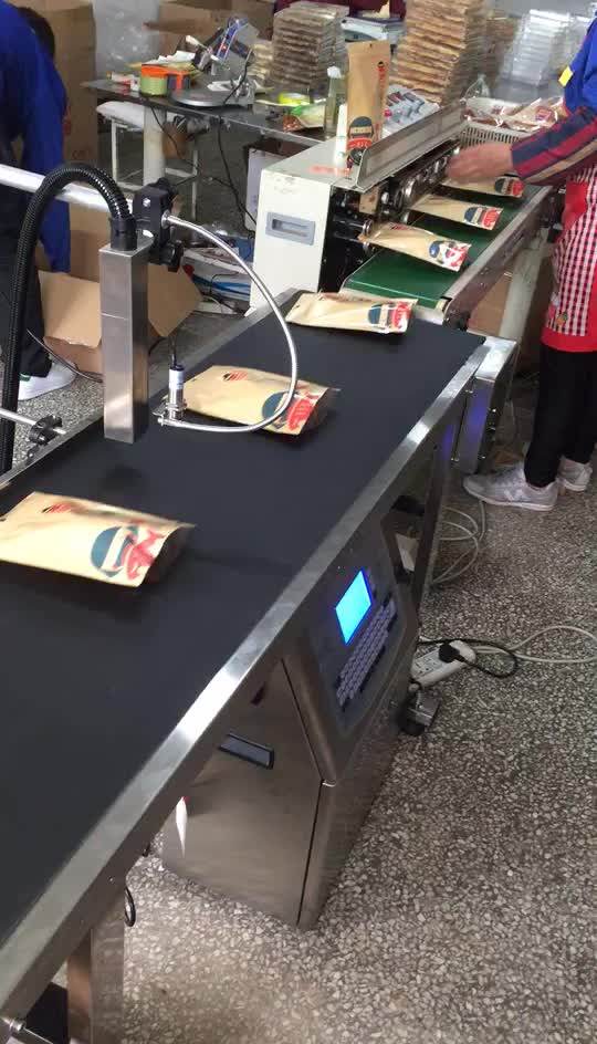 Continuous Ink Jet Printer Plastic Water Bottle Batch Expiry Date Printing Machine For Printing ...