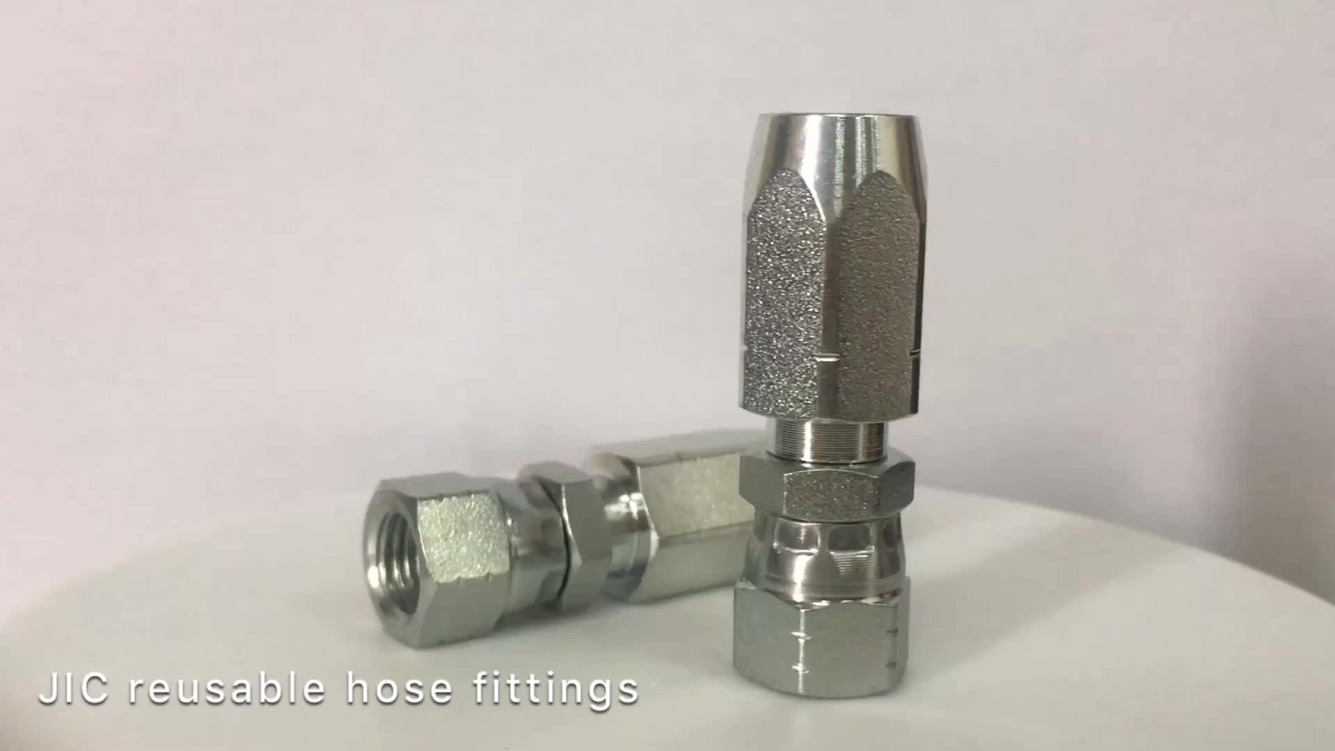 Parker Standard Hydraulic Hose Reusable Fittings - Buy Reusable Fittings,Hydraulic Reusable ...