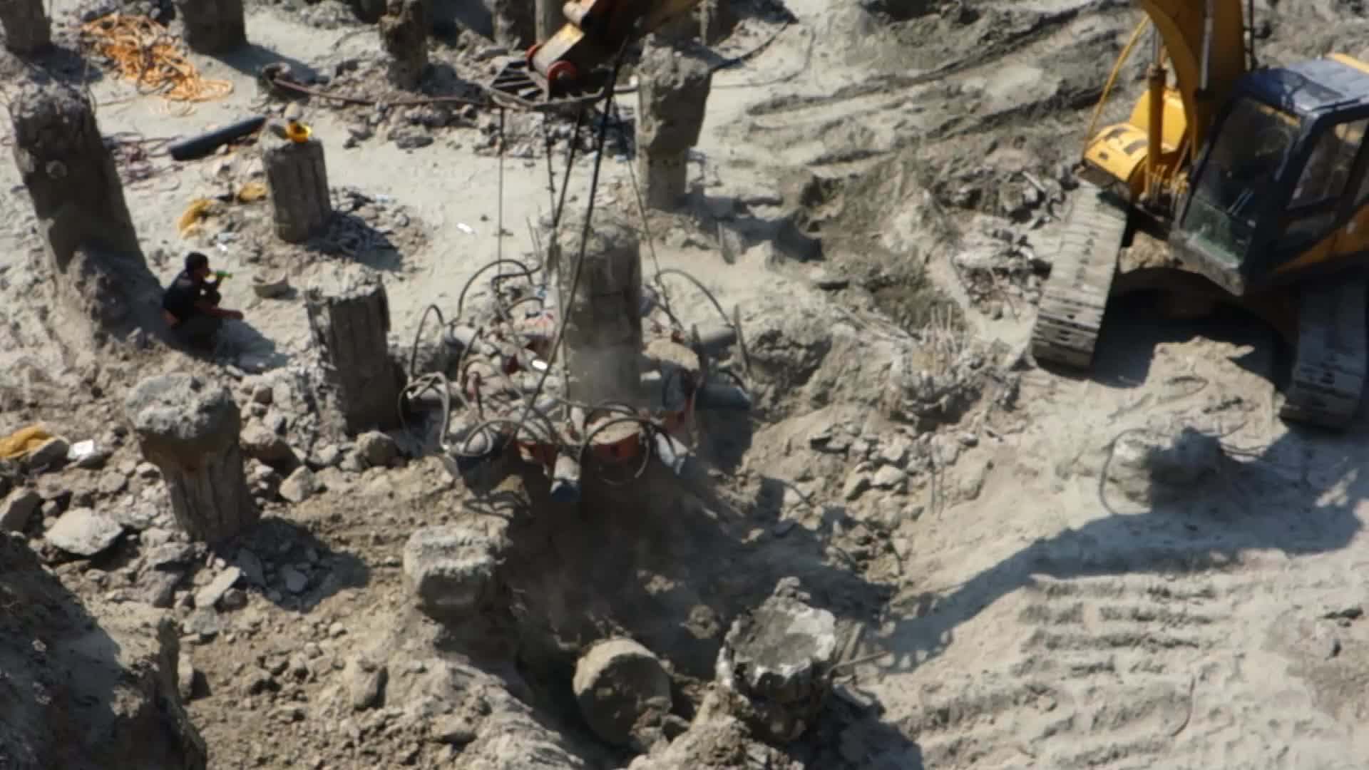 Concrete Pile Breaking Machine Pile Breaker And Excavator Hydraulic ...