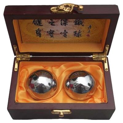 不锈钢实心老年按摩手握保定铁球