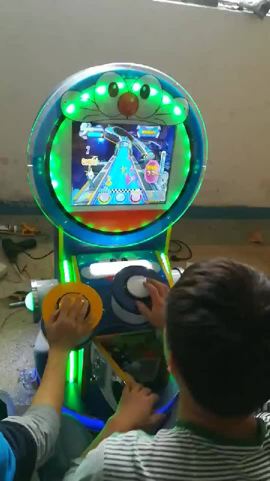 Indoor Amusement Park Coin Operated Doraemon Play Drum Plastic Drum ...