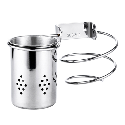 304不锈钢免打孔家用吹风机架