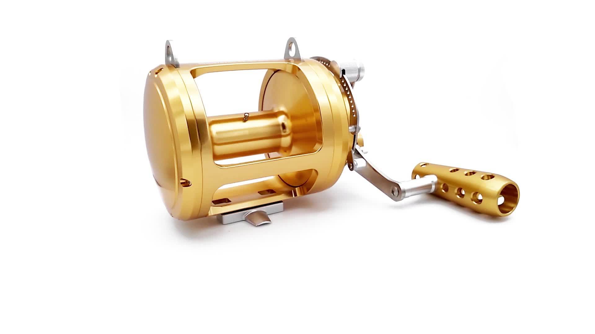 Fstr050 New Production 2 Speed All Metal Material Big Game Trolling ...