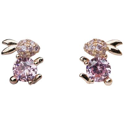 动物小兔子生肖电镀七夕