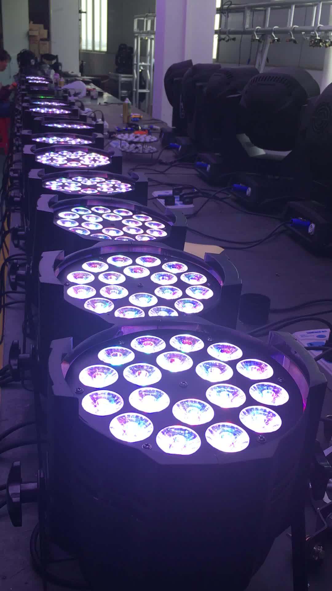 Rgbwap 6in1 Led Stage Par 18*18w Indoor Led Par 32 Light For Disco ...