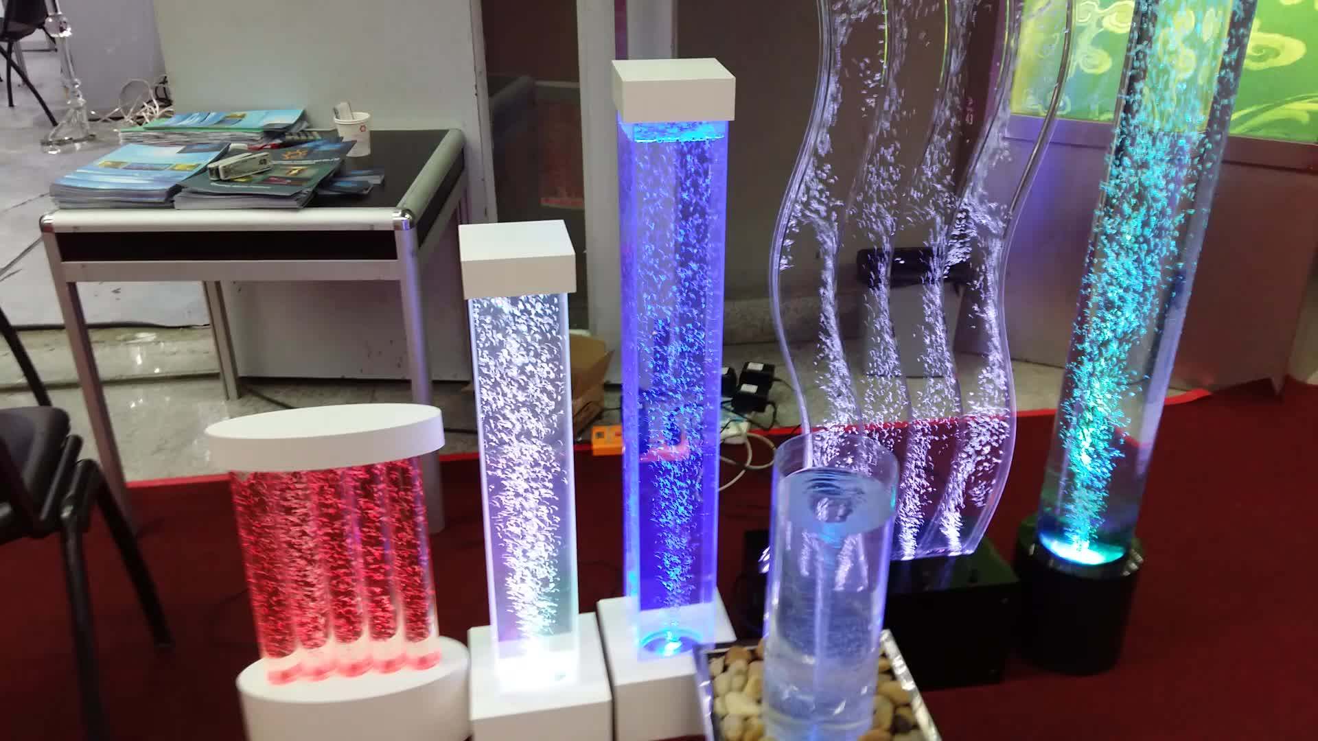 New Tabletop Mini Led Vortex Bubble Fountain With 304stainless Steel ...