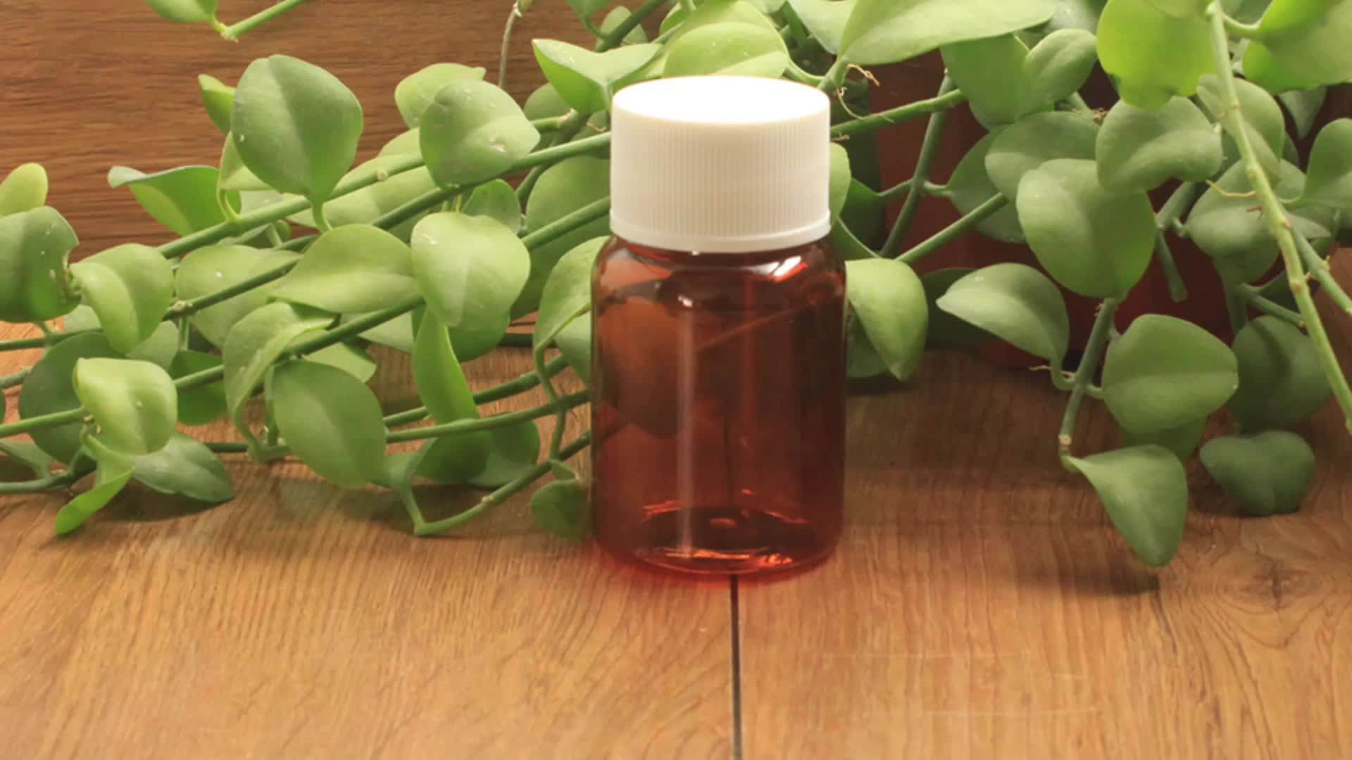 Red-brown Color Oral Liquid Medicine Liquids Small Capacity Plastic ...