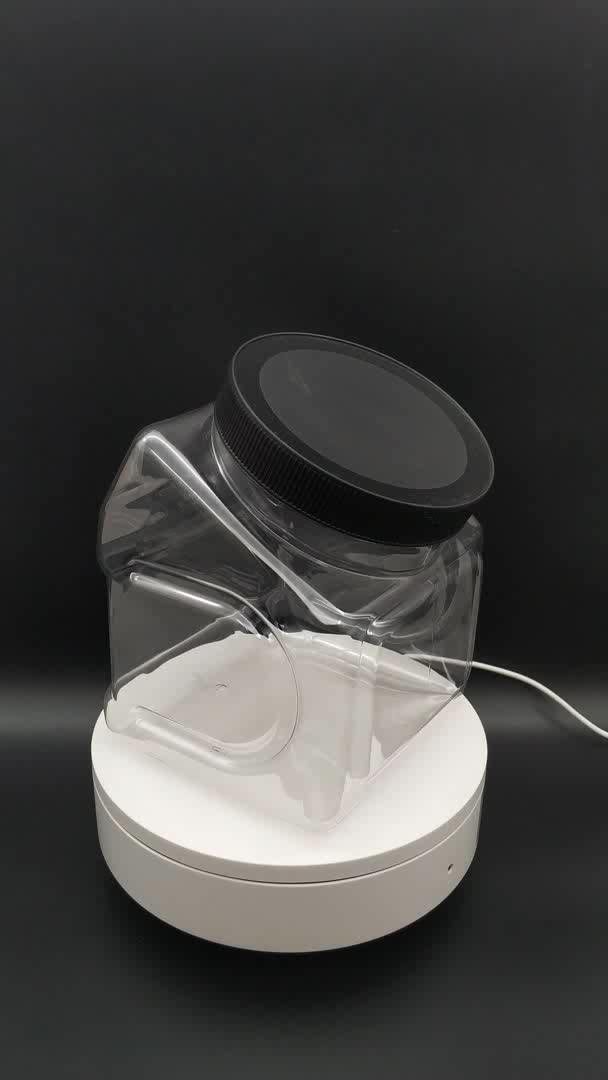 2900ml Clear Pet Unique Shaped Plastic Bottle Bpa Free Container Tennis ...