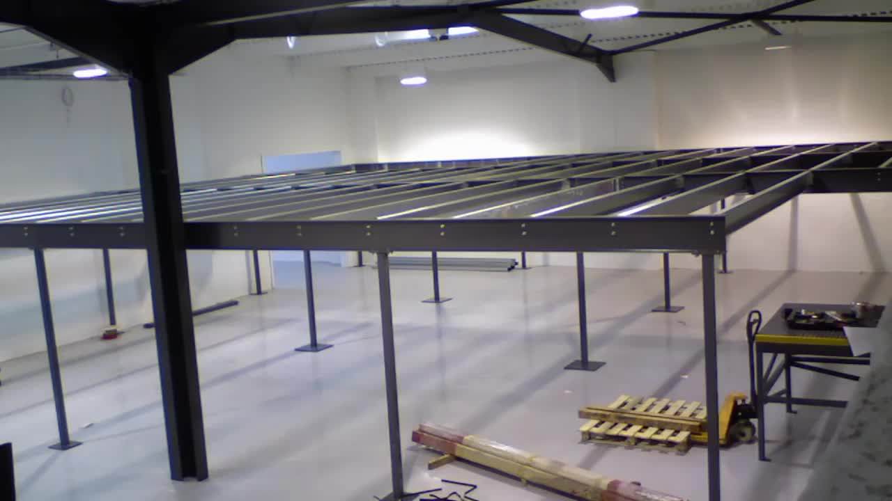 Steel Structure Modular Mezzanine Floor System - Buy Mezzanine Floor ...