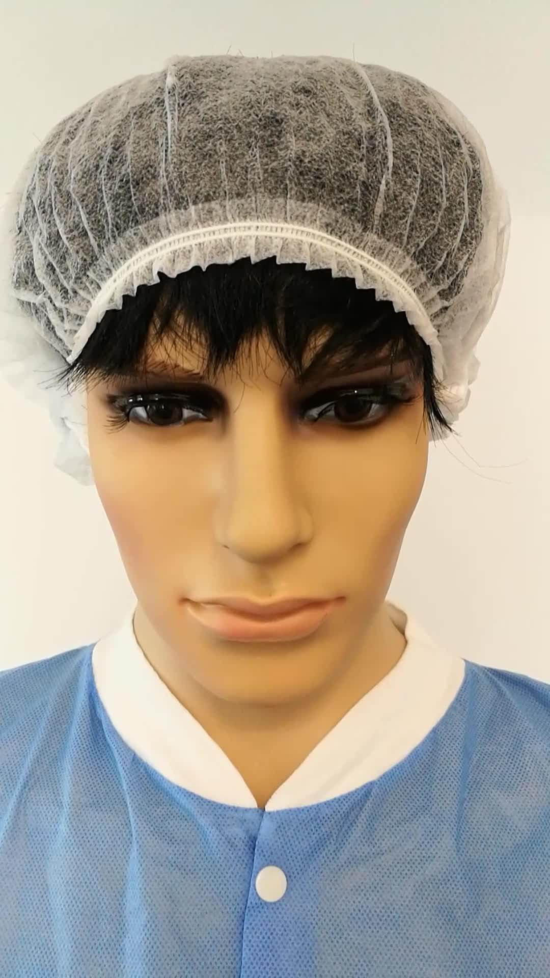 Disposable Medical White Elastic Pp Mob Cap Manufacturer - Buy China ...