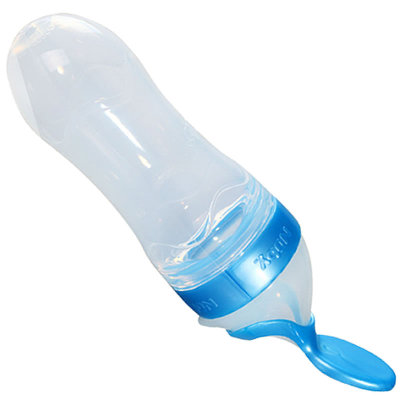 挤压式餐具Nuby硅胶米糊勺辅食