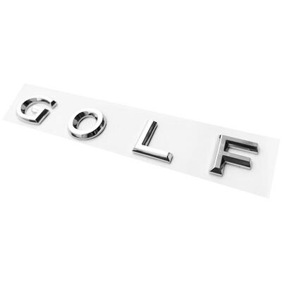 专用大众高尔夫字母贴7高8车标贴GOLF后备箱R标改装GTI黑武士装饰