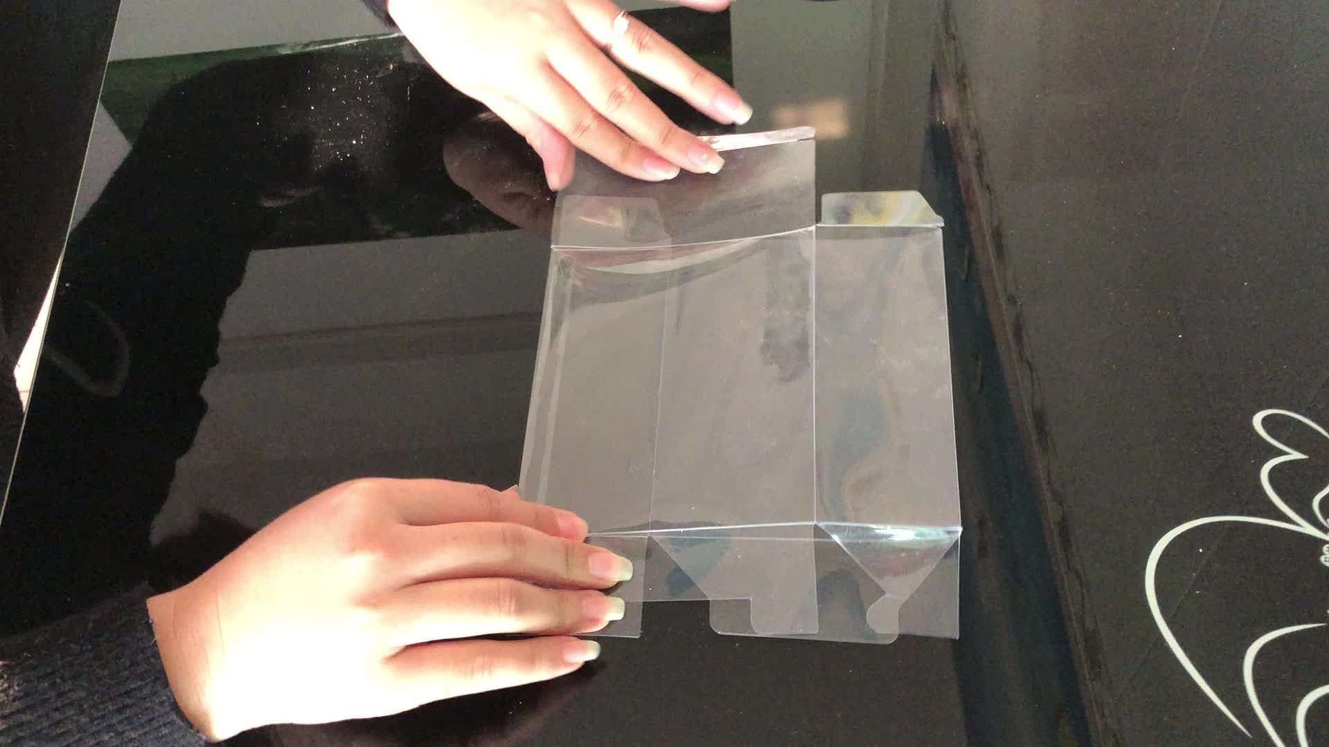 Kotak Plastik Transparan Pet Pvc Bening Kemasan Kustom Dengan ...