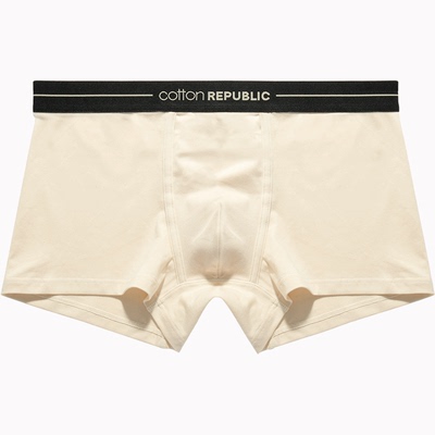 无染色宽腰带薄款男士平角内裤