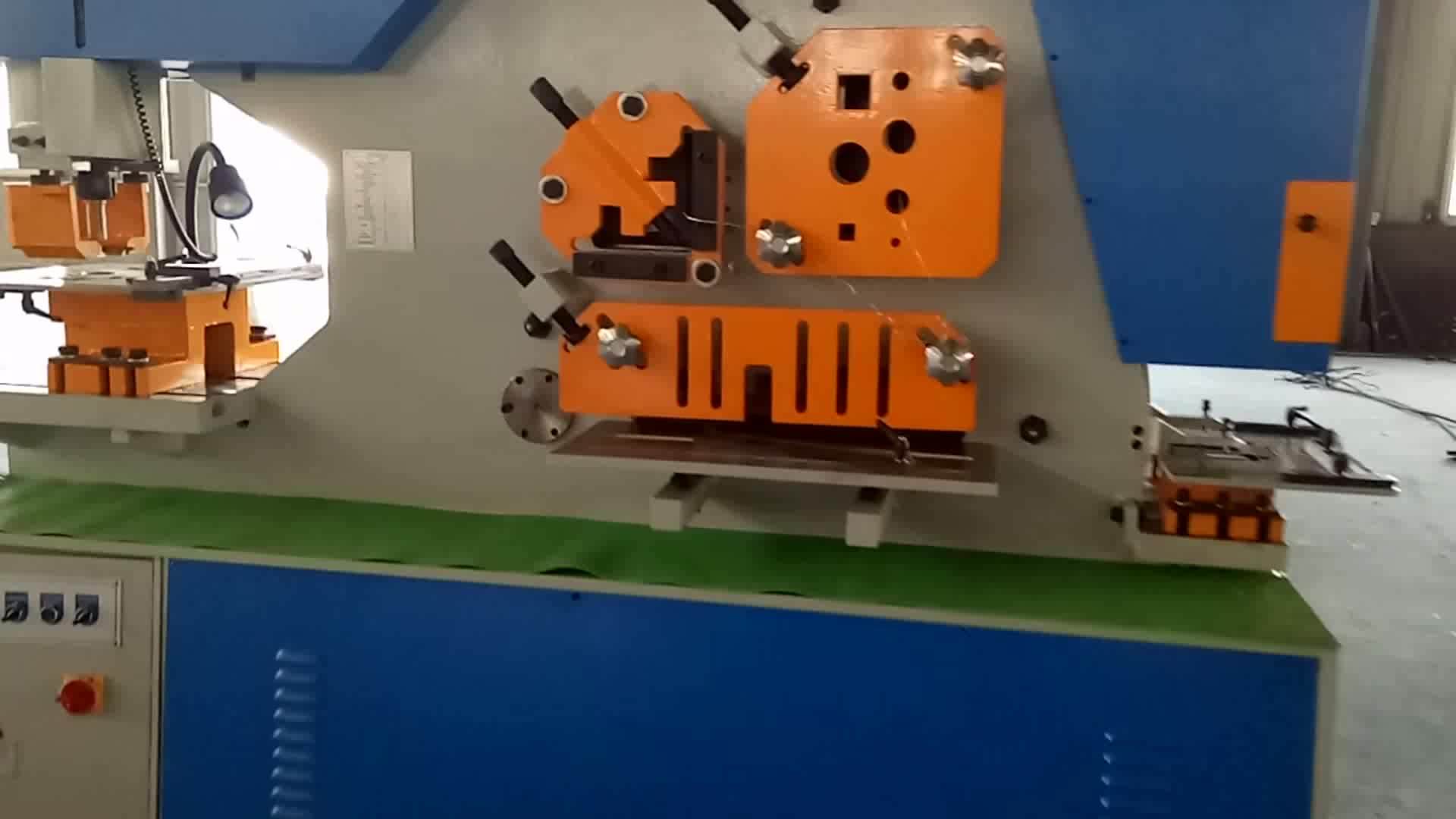 Hydraulic Sheet Metal Steel Ironworker Shear Machine Punching Machine ...