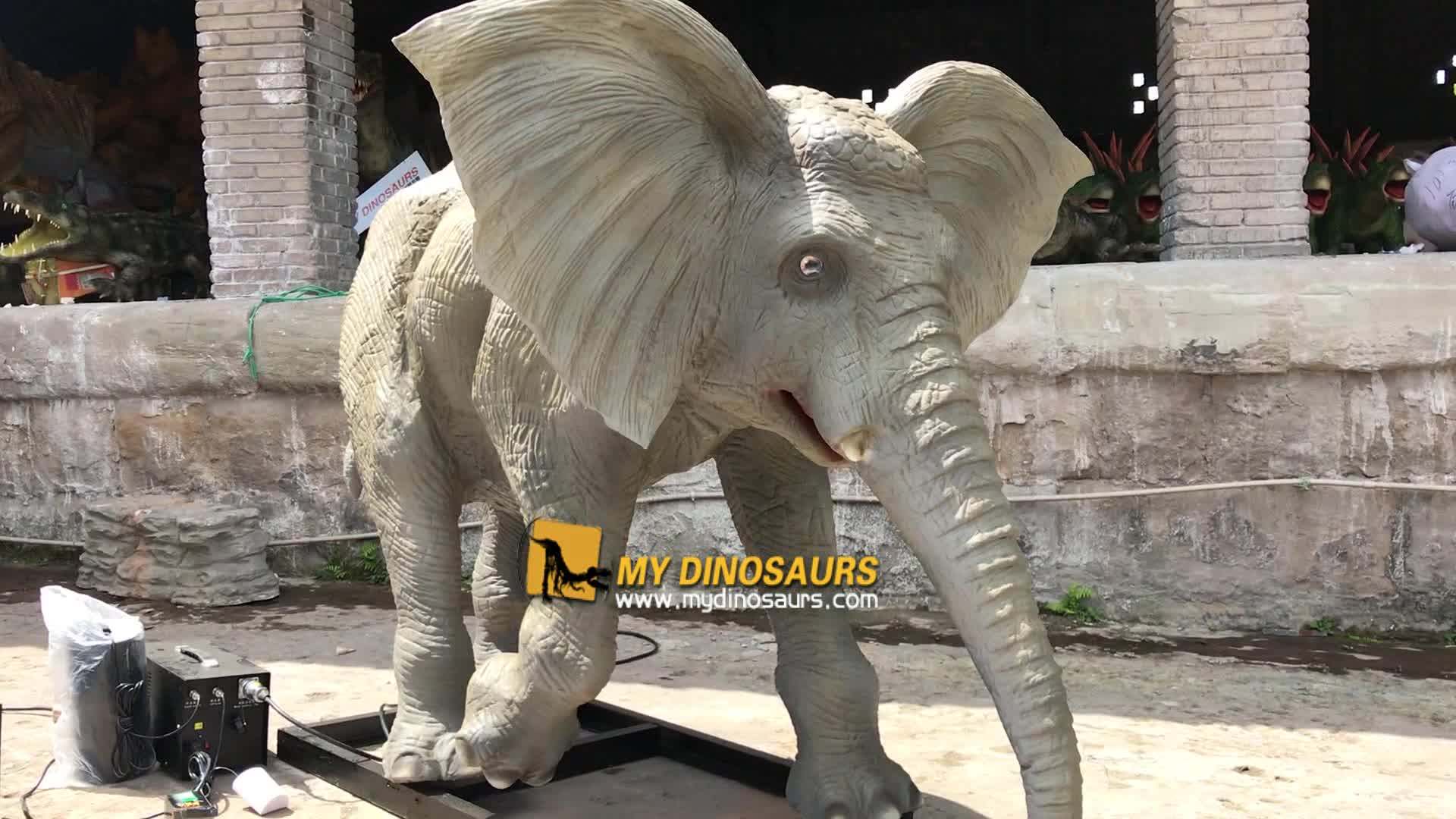 My Dino Aa656 Amusement Park Life Size Animatronic Elephant - Buy ...