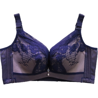 唯美性感蕾丝超薄蚕丝调整型文胸